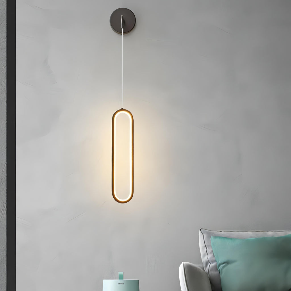 Kylian - Modern Hanging Round Hanging LED Wall Light – Abode Jungle