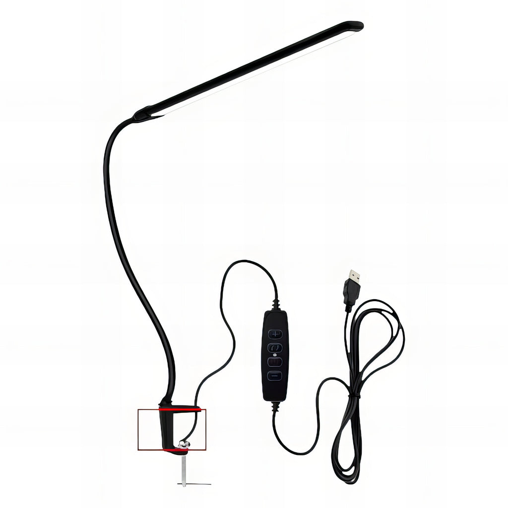 Gould - LED Computer Desk USB Clip Light With Adjustable Head – Abode ...