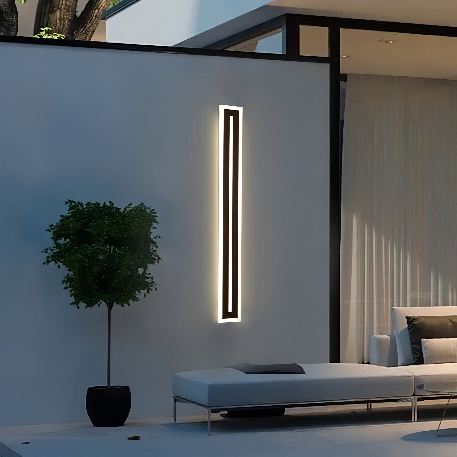 Spencer - Outdoor Strip LED Wall Mounted Light Bar – Abode Jungle