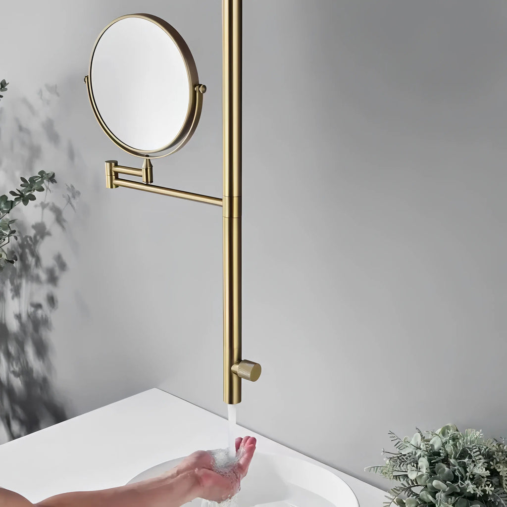 Montero - Modern Ceiling Mounted Tap with Mirror – Abode Jungle
