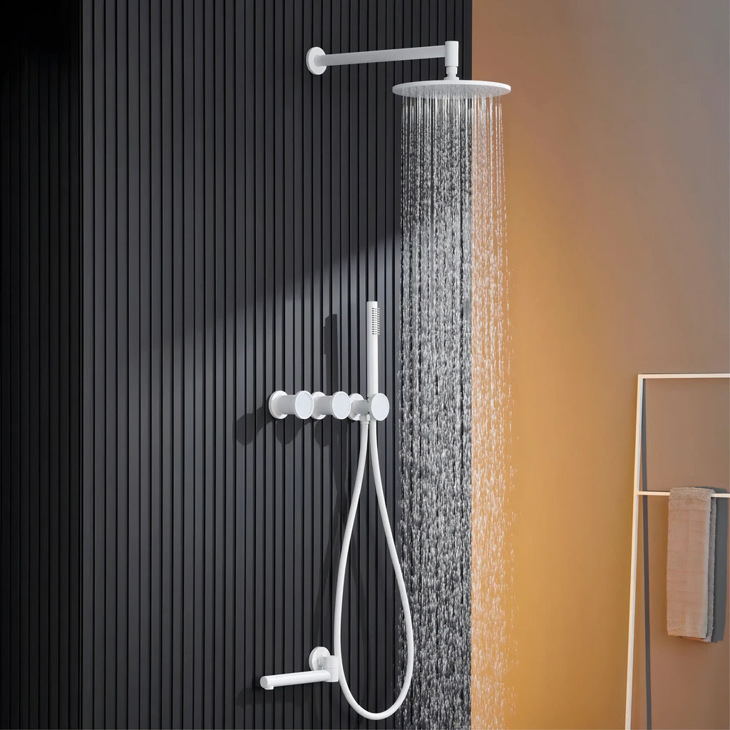 Lochlan - Modern Simple Wall Mounted Multi-Function Shower Set – Abode ...