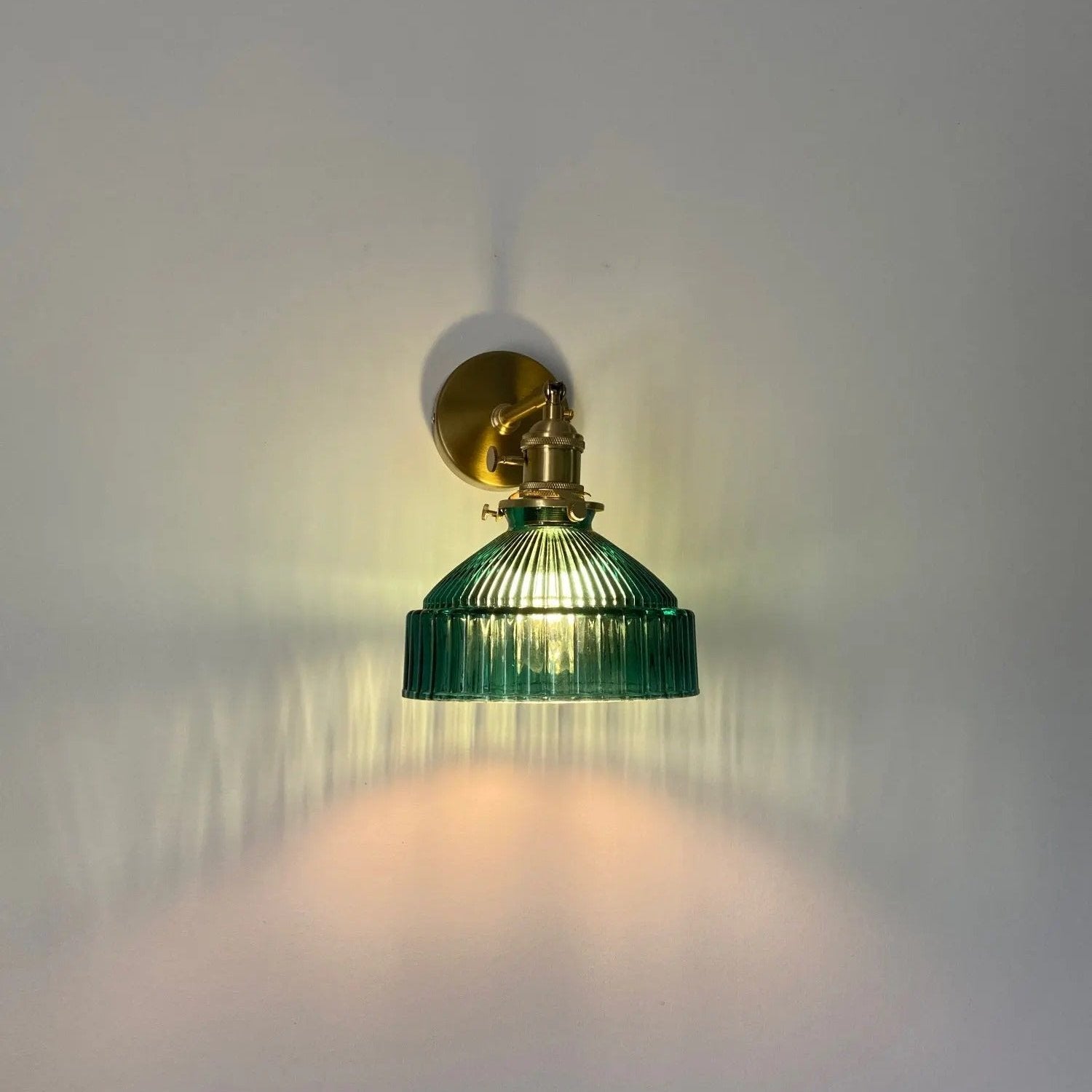 Trinity - Glass Lampshade Wall Mounted Lamp – Abode Jungle