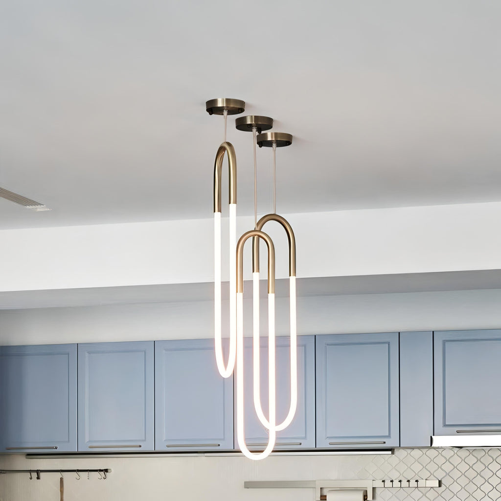 Hera - Thin Line Gold Modern Ceiling Light – Abode Jungle