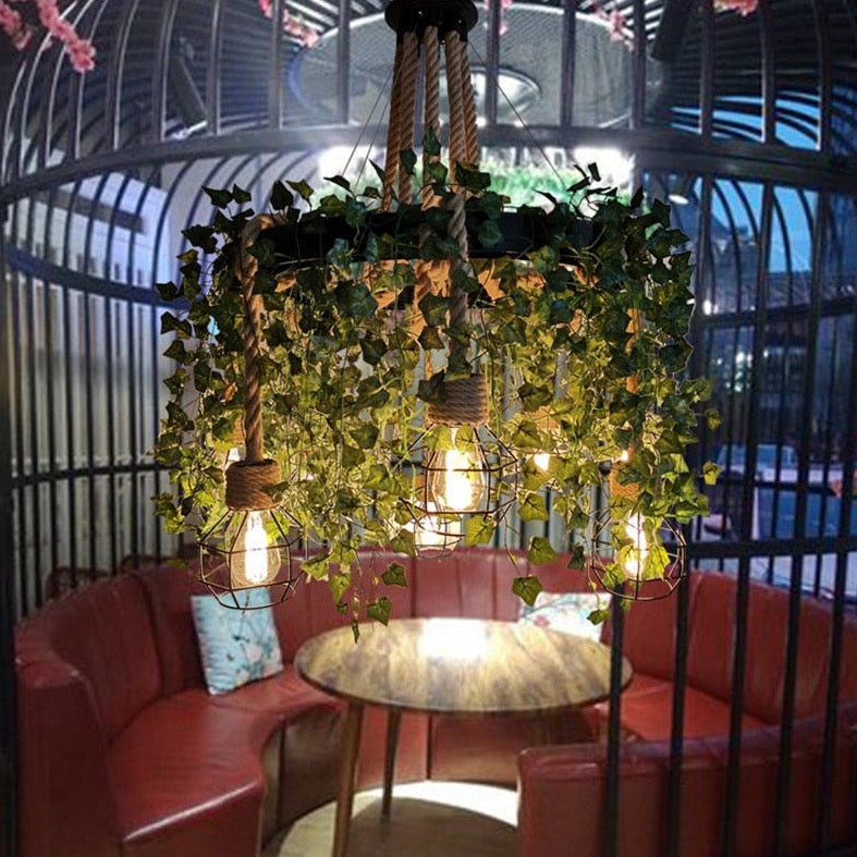 Raul - Ceiling Leaf Flower Chandelier – Abode Jungle