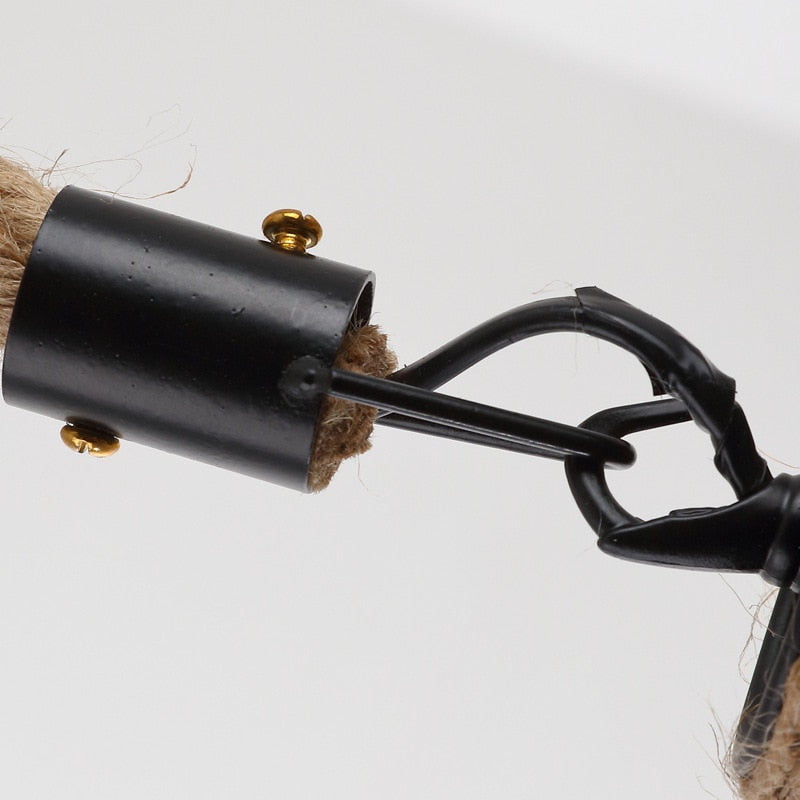 Kye - Retro Handmade Hemp Rope Pendant Hanging Light – Abode Jungle