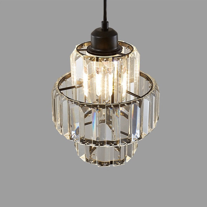 Fernanda - Glass Crystal Ceiling Pendant Light – Abode Jungle