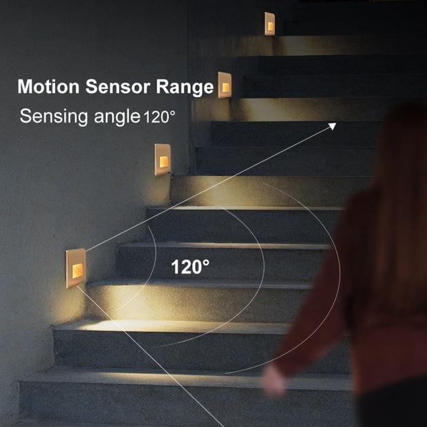 Zaid - Motion Sensor Wall Step Light – Abode Jungle