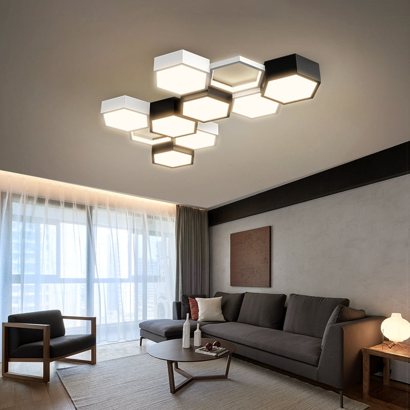 Ignacio - Minimalist Honeycomb Combination Ceiling Light – Abode Jungle