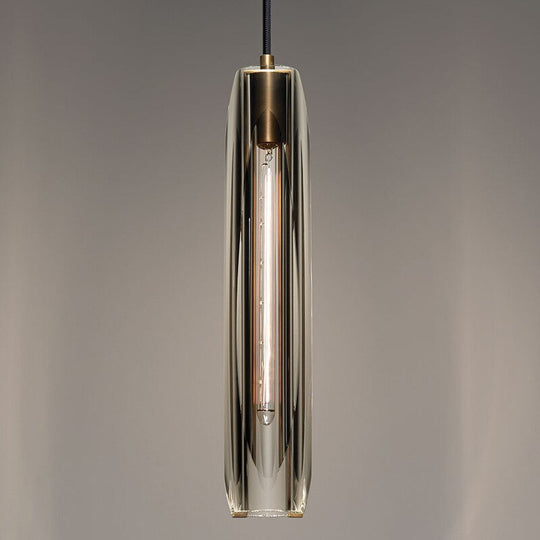 Maxwell - Crystal Vertical Hanging Pendant Light – Abode Jungle