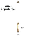 Maxwell - Crystal Vertical Hanging Pendant Light – Abode Jungle