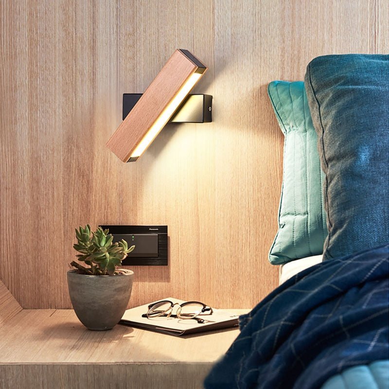 Kyro - Wooden Adjustable Turning Wall Light – Abode Jungle